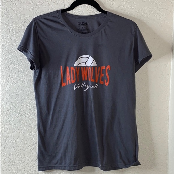 Tops | Gildan Lady Wolves Volleyball Tshirt | Poshmark